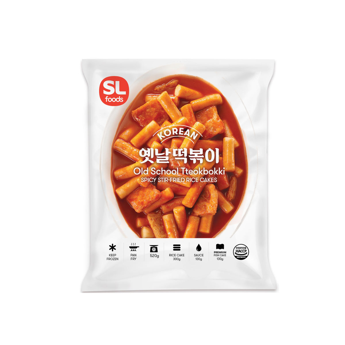 SL Foods Frozen Old School Tteokbokki, 520g - The Butcher's Dining